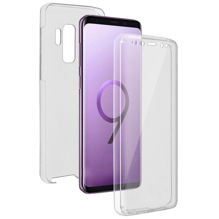 💥SAMSUNG GALAXY S9 PLUS FUNDA CARCASA DOBLE TRANSPARENTE CON PROTECCION TOTAL 360º - MiFunda
